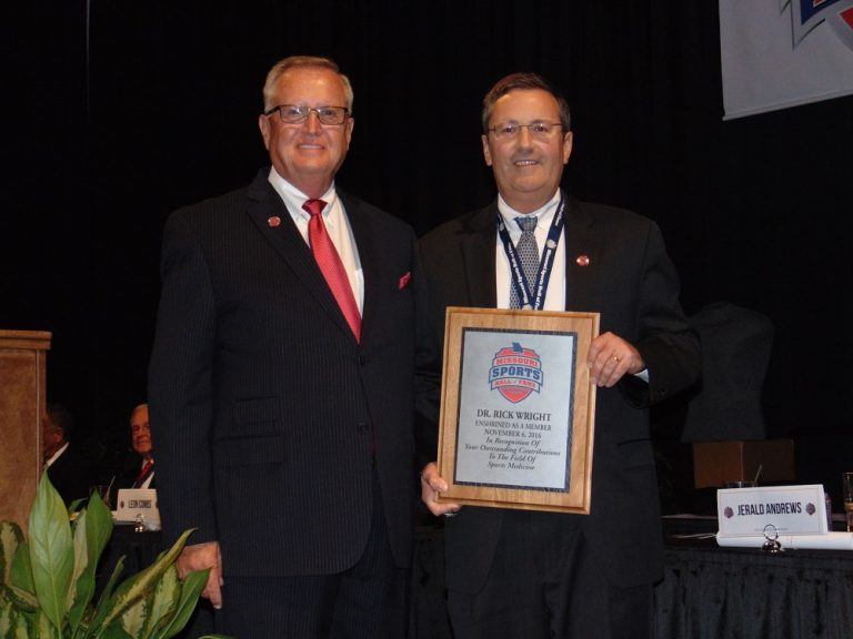 Dr. Rick Wright – Missouri Sports Hall of Fame