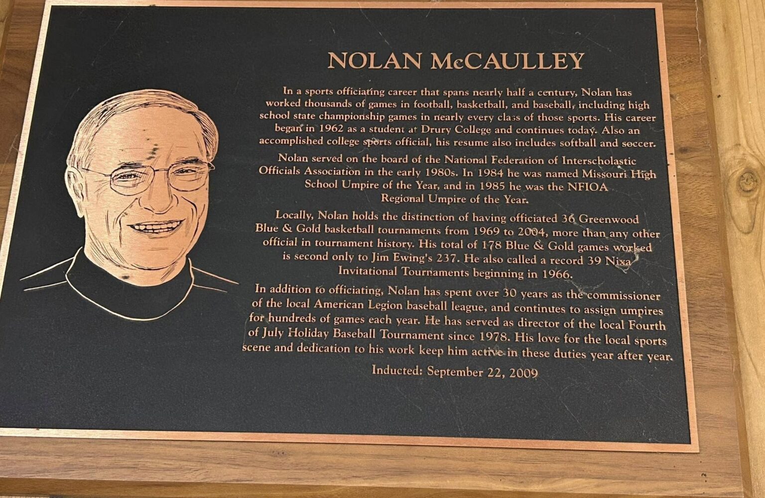 Nolan McCaulley – Missouri Sports Hall of Fame